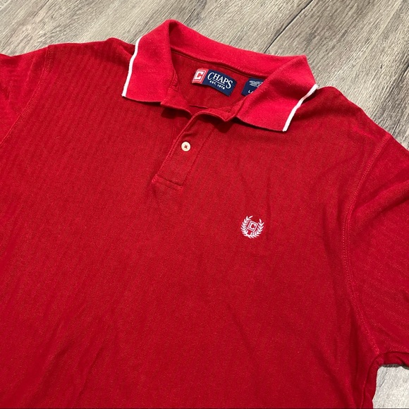 Chaps | Shirts | Vintage Classic Redwhite Chaps Ralph Lauren Polo ...
